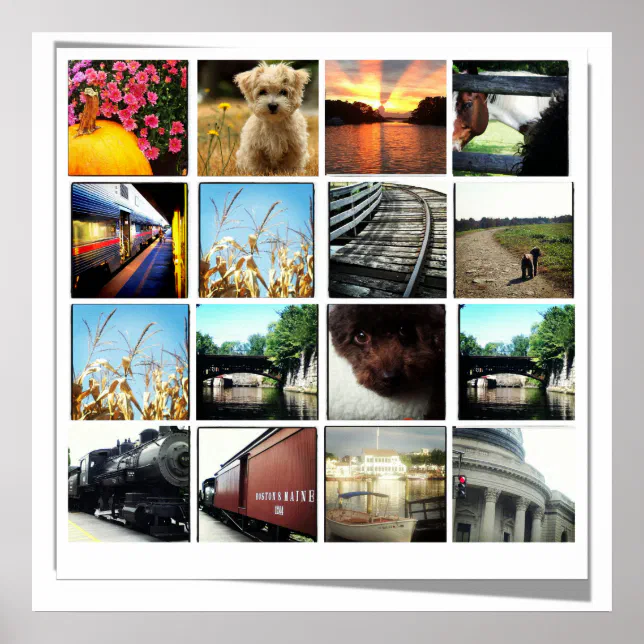 instagram photo poster | Zazzle