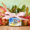 Instagram Promotion Business Qr Code Honey Jar Favors | Zazzle