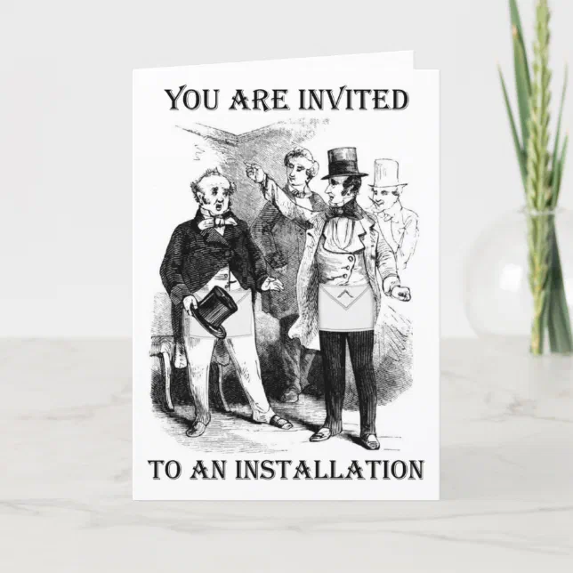 Installation Invitation Card | Zazzle