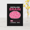 Installing Brain Neurology Science Card | Zazzle