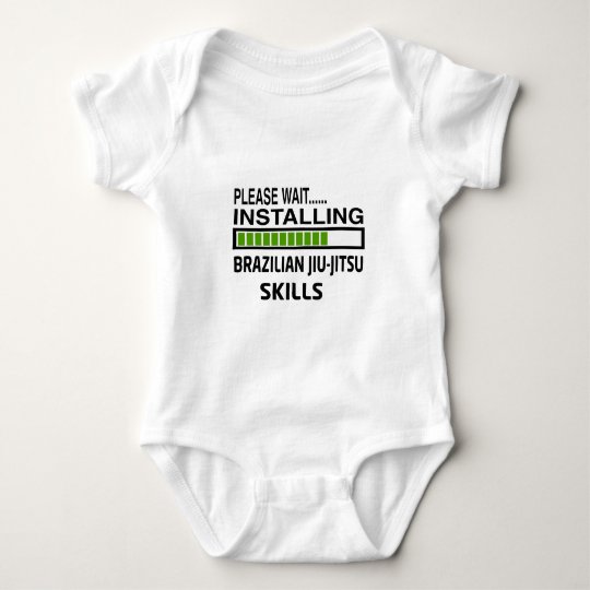Installing Brazilian Jiu-Jitsu Skills Baby Bodysuit | Zazzle.com
