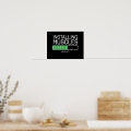 Installing Muscles Poster | Zazzle
