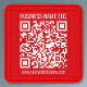 Instantly Create Your Own QR Code | Editable Red Patch | Zazzle