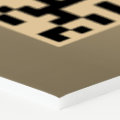 Instantly Editable QR code Template | Faux Gold Foam Board | Zazzle