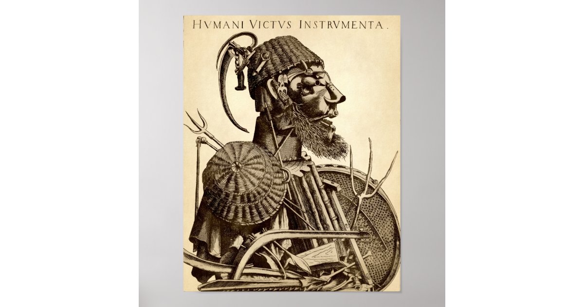 Instruments of Human Sustenance - Agriculture Poster | Zazzle