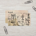 Instruments of the Hour Steampunk Hourglass Business Card | Zazzle