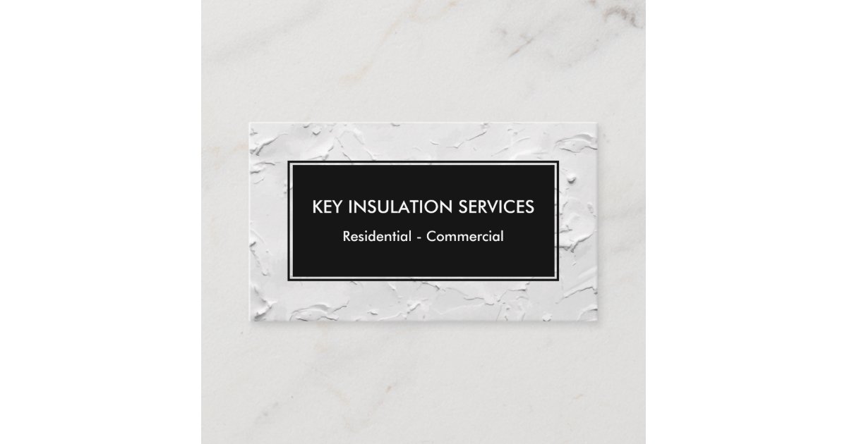 Insulation Business Cards Unique Modern Style | Zazzle