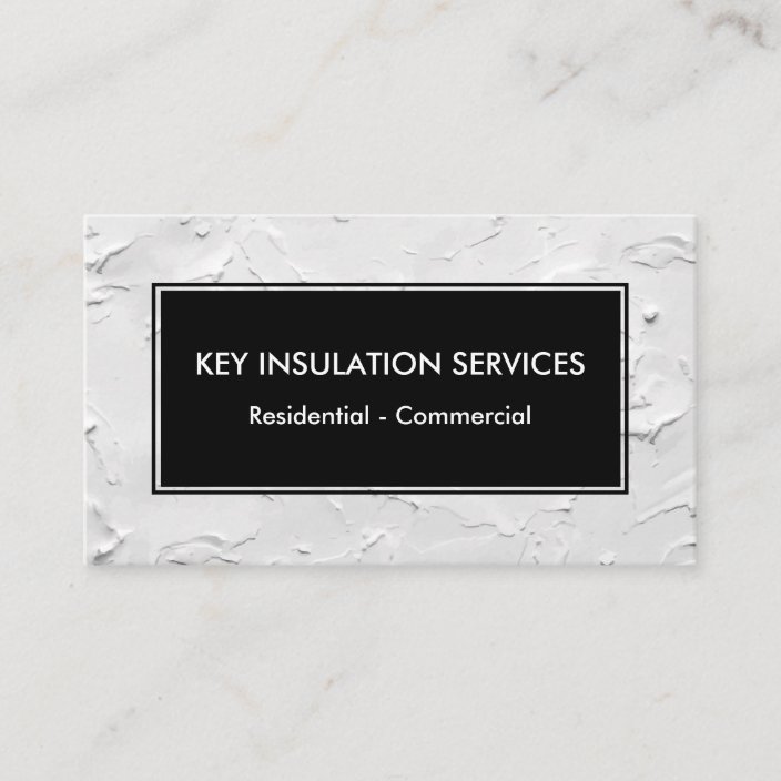 Insulation Business Cards Unique Modern Style | Zazzle.com