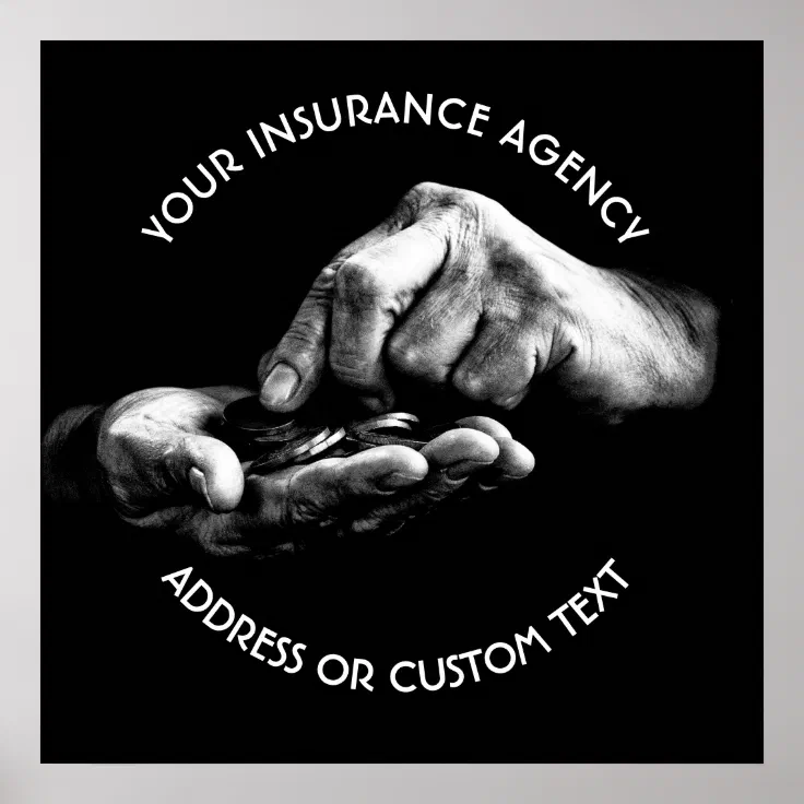 Insurance Agency Owner Or Insurance Company Agent Poster | Zazzle