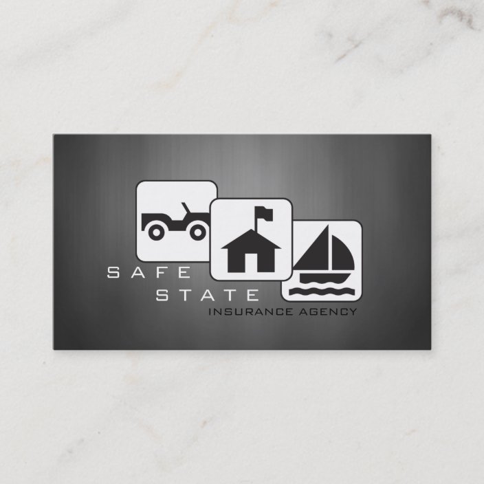 Insurance Agent, Agency Business Card | Zazzle.com