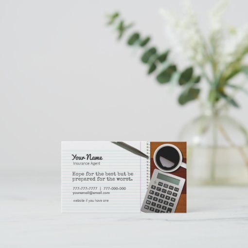 Insurance Agent Business Cards | Zazzle