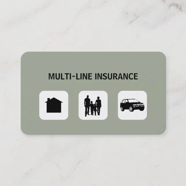 Insurance Agent Business Cards | Zazzle