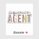 Insurance Agent, Gift For Insurance Agent Sticker | Zazzle