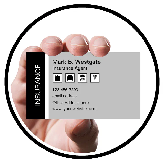 Insurance Agent Multi Line Rep Business Card | Zazzle