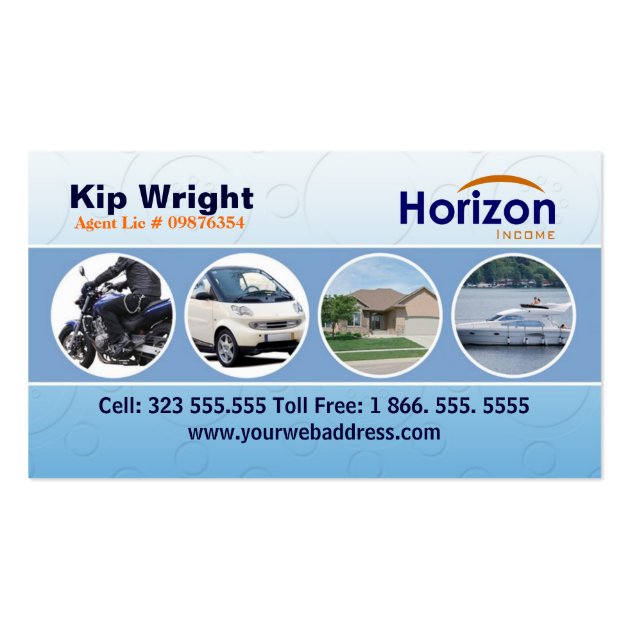 Insurance Business Card template