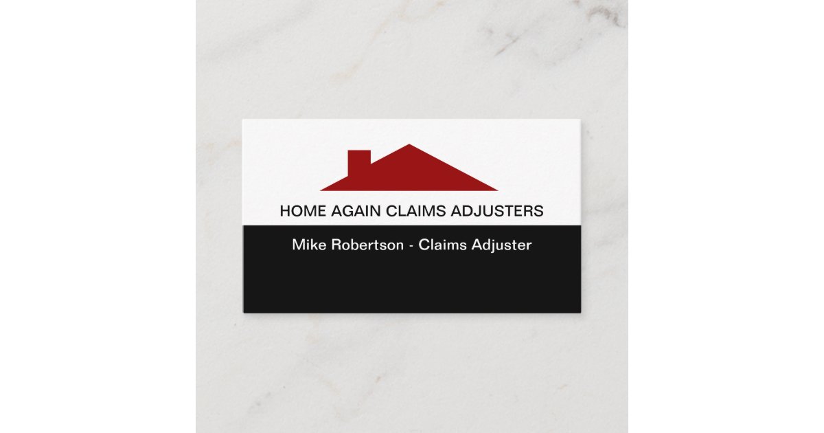 Insurance Claims Adjuster Business Cards | Zazzle
