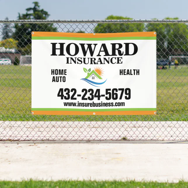 Insurance Company Banner | Zazzle