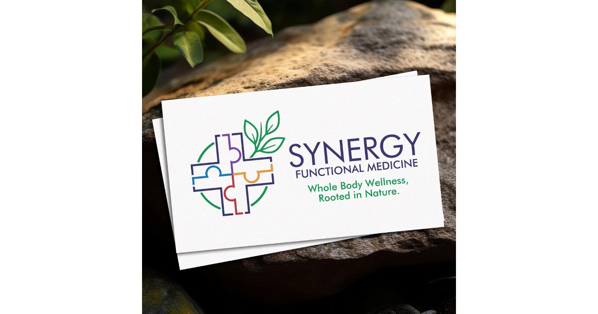 Integrative Healing Cross - Functional Medicine Business Card | Zazzle