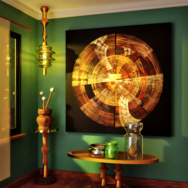 Integrity Abstract Art Wrapped Canvas Print | Zazzle