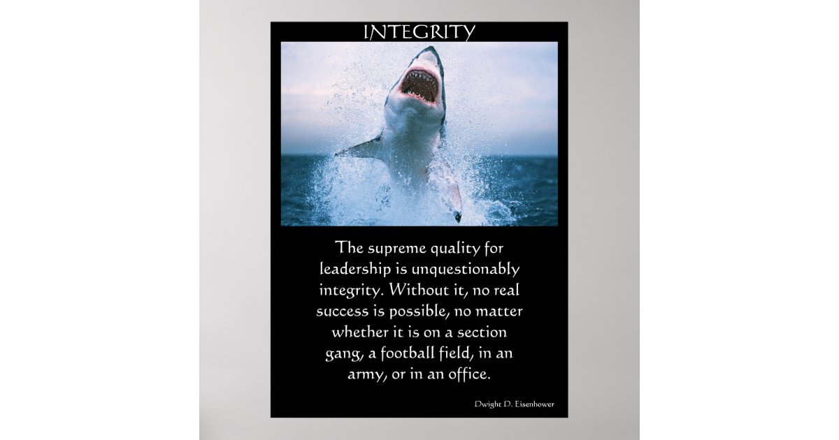 INTEGRITY Posters | Zazzle