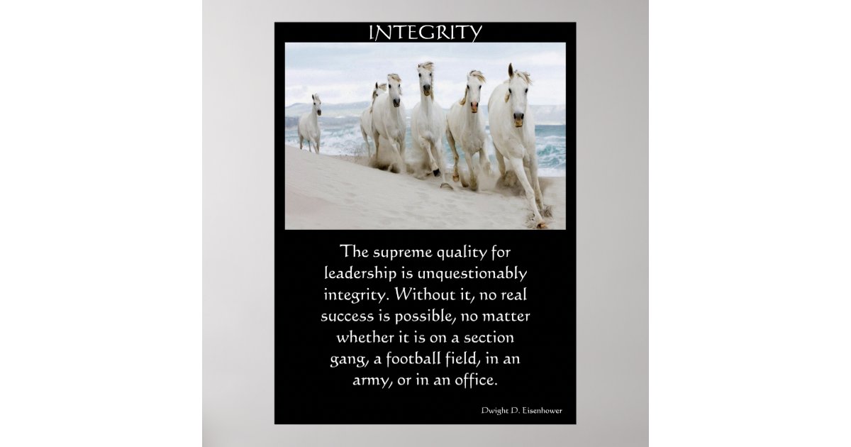 INTEGRITY Posters 32 | Zazzle