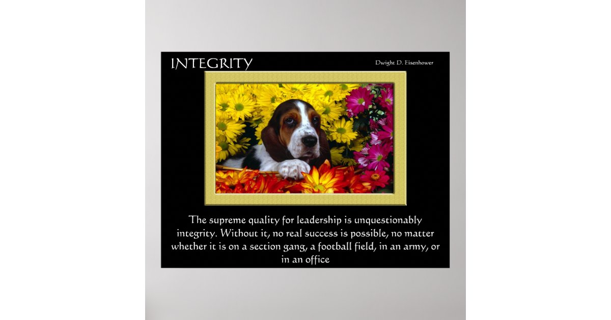 INTEGRITY Posters 5 | Zazzle