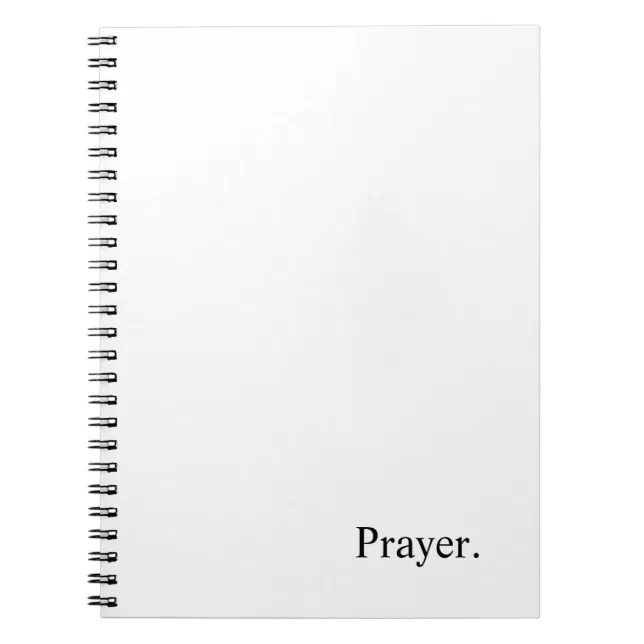 Intention "Prayer" Notebook | Zazzle