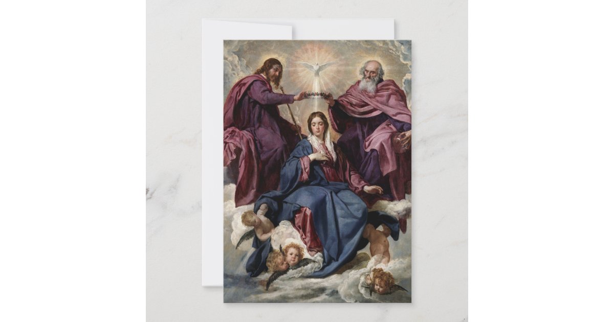 Intercession Reparation Prayer to Trinity Mary Thank You Card | Zazzle