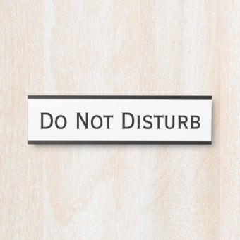 Interchangeable Office Door Sign - Do Not Disturb | Zazzle