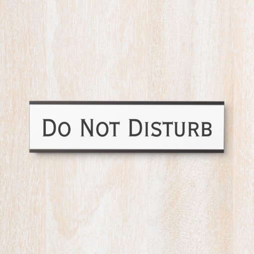 Interchangeable Office Door Sign - Do Not Disturb | Zazzle