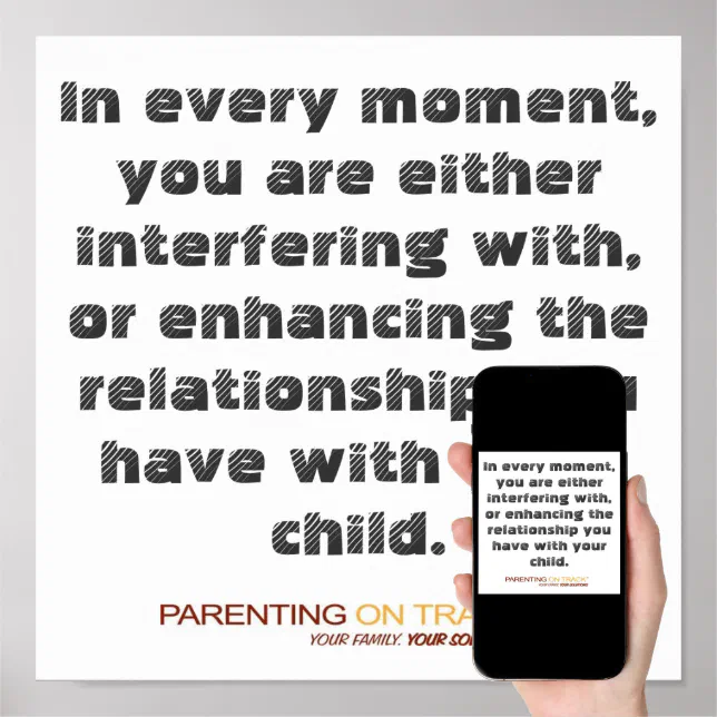 Interfering With or Enhancing? Poster | Zazzle