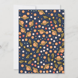 Intergalactic / Rocket Birthday Party Invitation | Zazzle