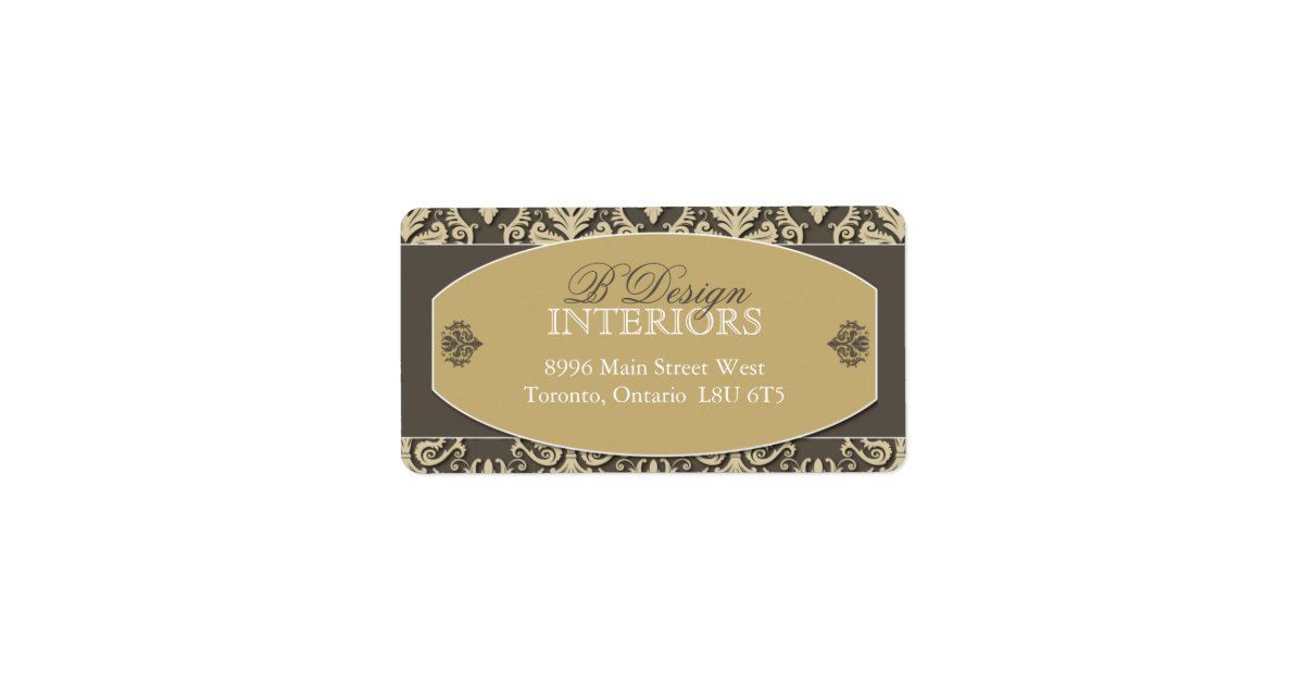 Interior Designer Address Labels | Zazzle