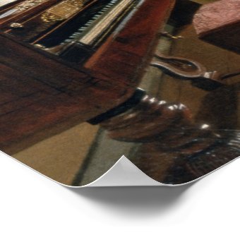 Interior of a Manor House, 1830s Poster | Zazzle