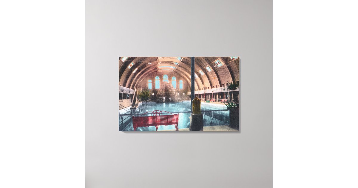 Interior View of the NatatoriumBoise, ID Canvas Print | Zazzle