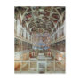 Interior view of the Sistine Chapel Postcard | Zazzle