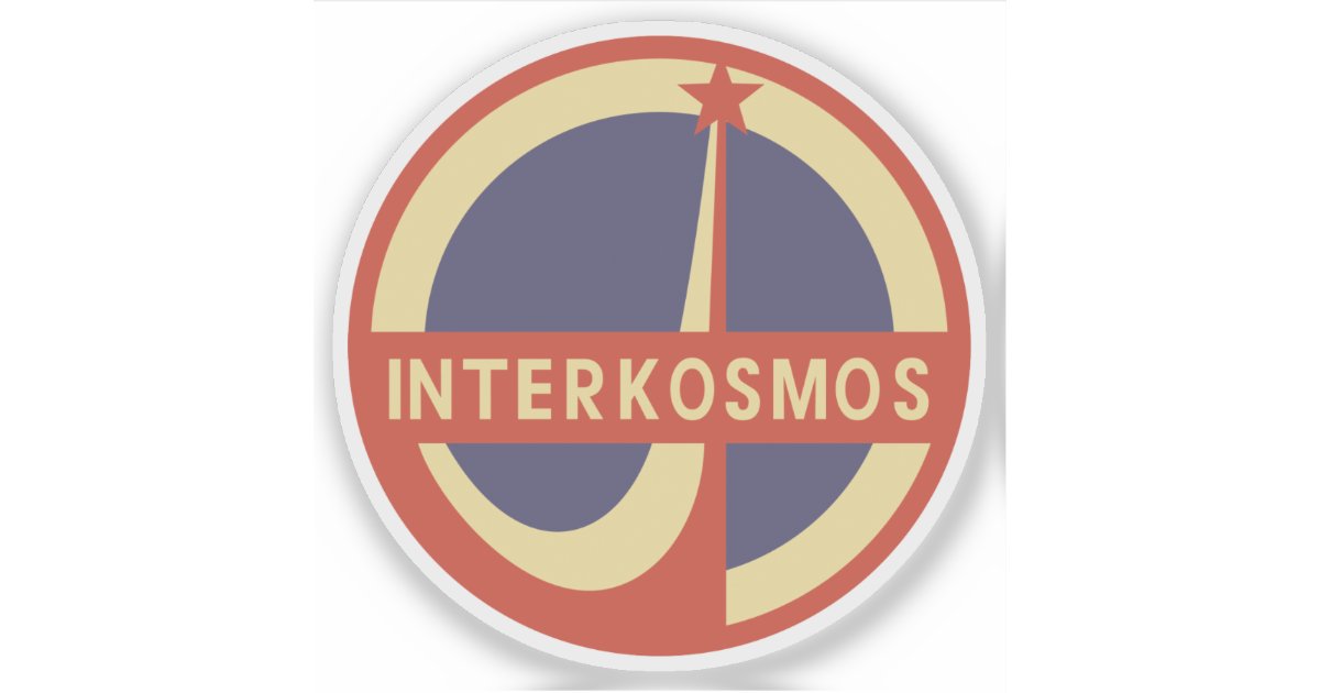 Interkosmos Sticker | Zazzle