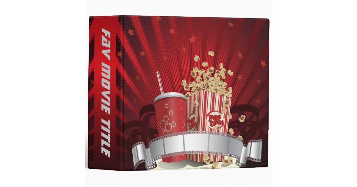 Intermission Movie Night Binder | Zazzle