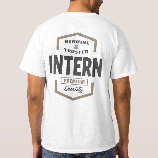 Intern Logo Gift Ideas. T-Shirt | Zazzle.com