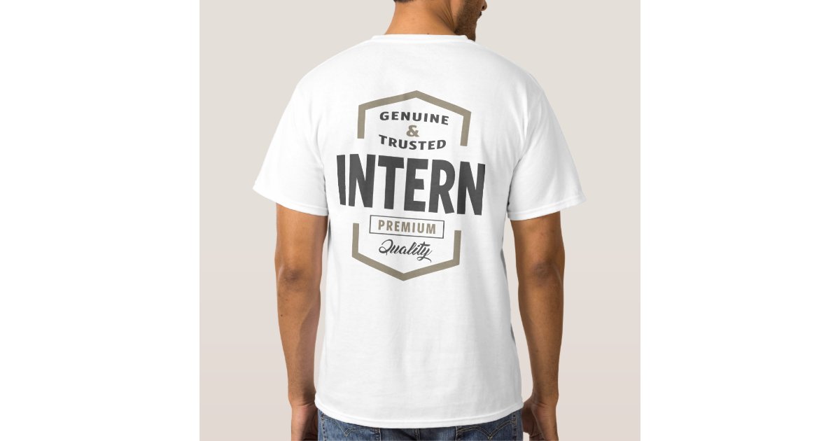 Intern Logo Gift Ideas. T-Shirt | Zazzle