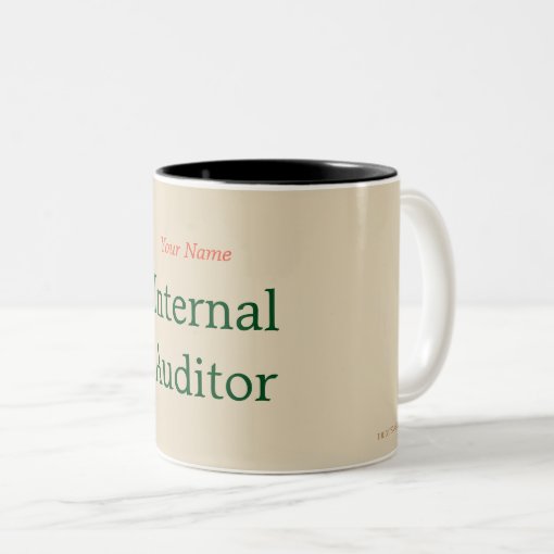 "INTERNAL AUDITOR" Two-Tone COFFEE MUG | Zazzle