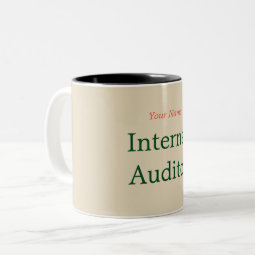 "INTERNAL AUDITOR" Two-Tone COFFEE MUG | Zazzle