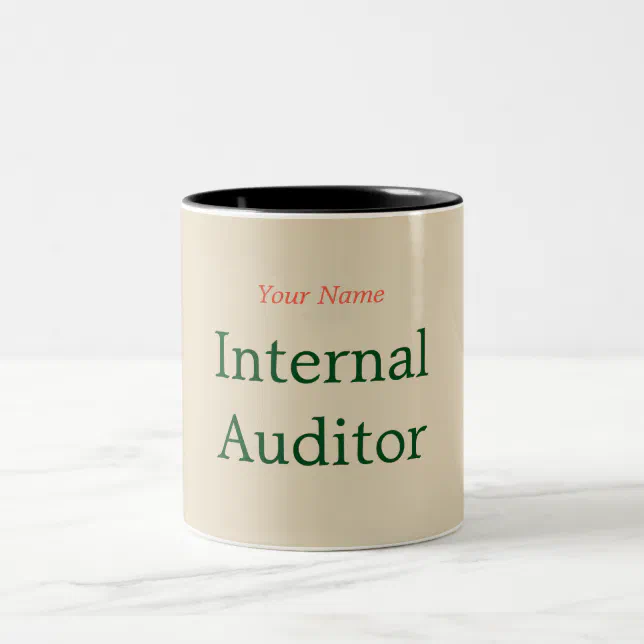 "INTERNAL AUDITOR" Two-Tone COFFEE MUG | Zazzle