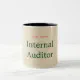 "INTERNAL AUDITOR" Two-Tone COFFEE MUG | Zazzle