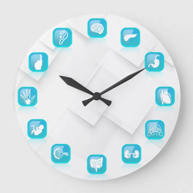 Internal Doctor Organs Picture Original Wall Clock | Zazzle