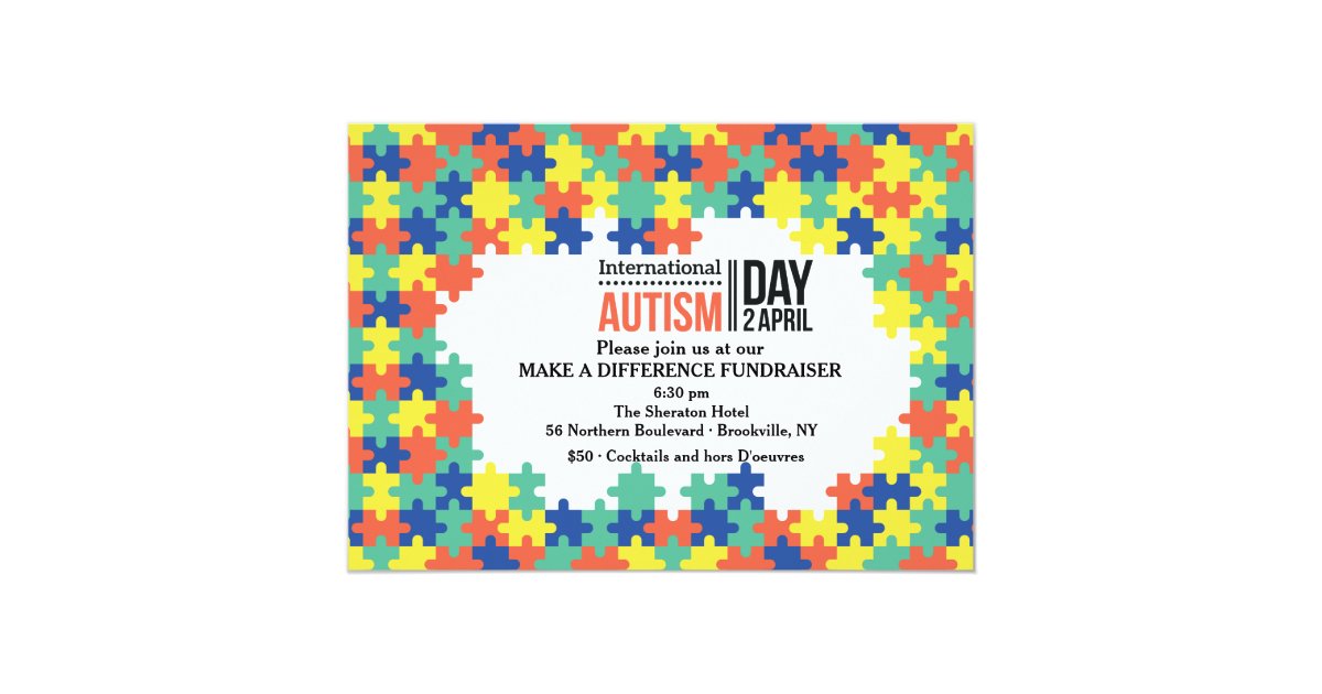 International Autism Day Invitation | Zazzle.com