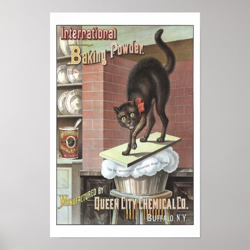 International Baking Powder, 1885. Vintage Photo Poster | Zazzle
