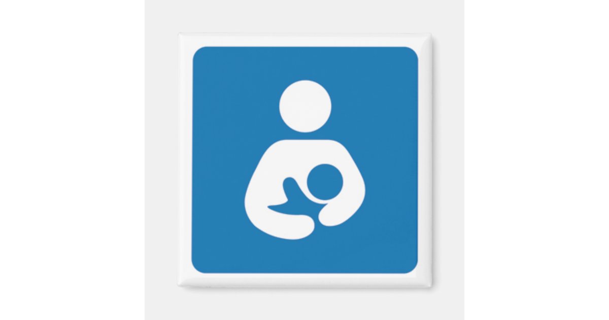 international breastfeeding symbol magnet | Zazzle