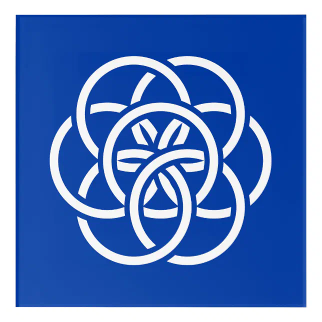 International Flag of Planet Earth Acrylic Print | Zazzle