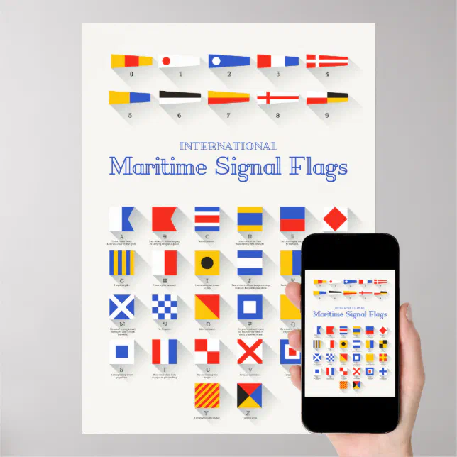 International Maritime Signal Flags Poster | Zazzle